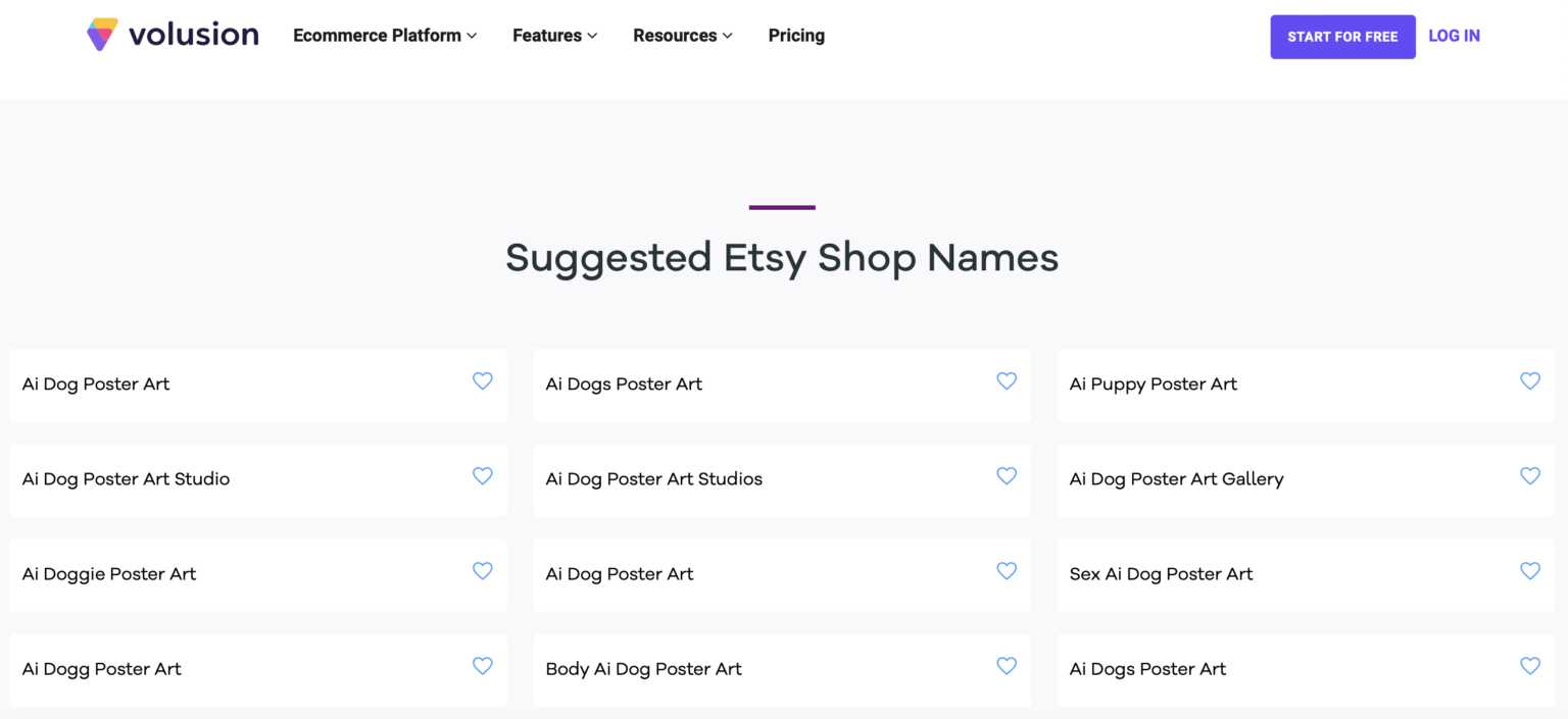 7 Etsy Shop Name Generators - SPREADSHEETABLES BLOG