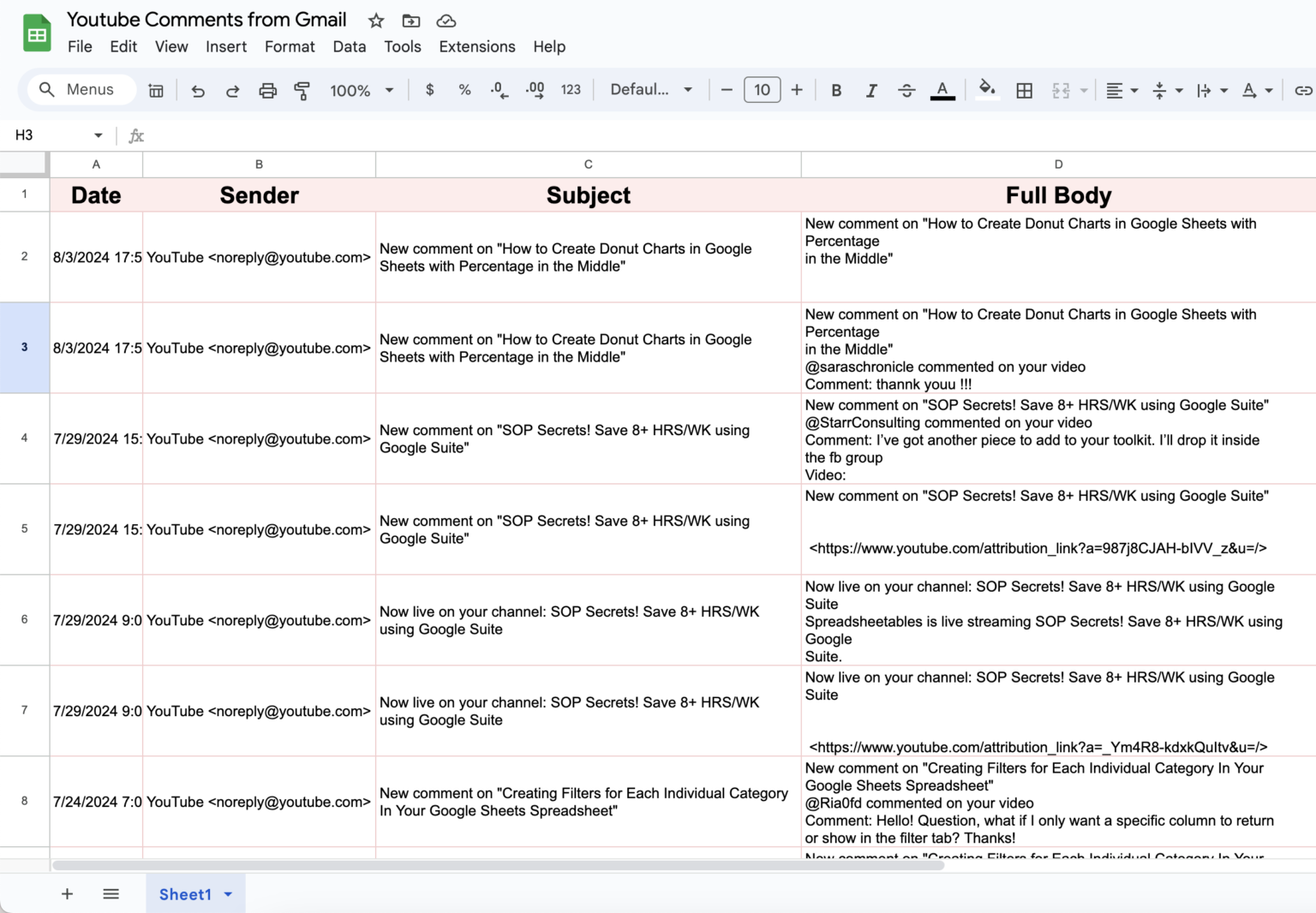 How to Export Emails from Gmail to Google Sheets Using Apps Script ...